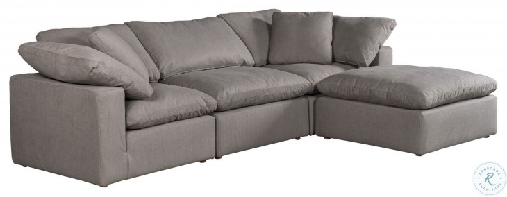 Clay Light Grey Sectional From Moes Home | Coleman Furniture