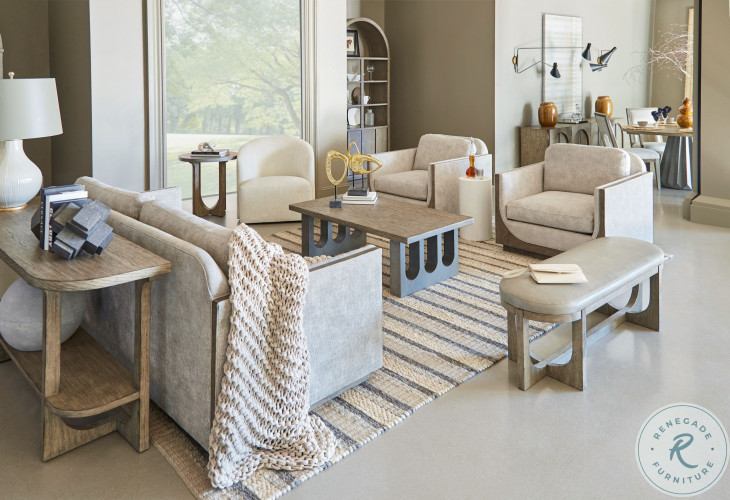 Garrison Emory White Spot Table From ART | Coleman Furniture