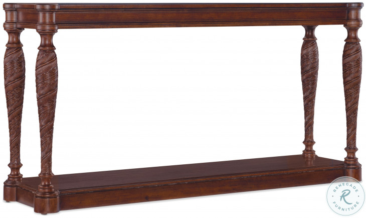 Charleston Maraschino Cherry Console Table From Hooker | Coleman Furniture