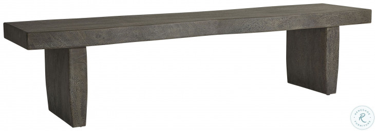 Luca Smoked Truffle Bench From Bernhardt Furniture | Coleman Furniture