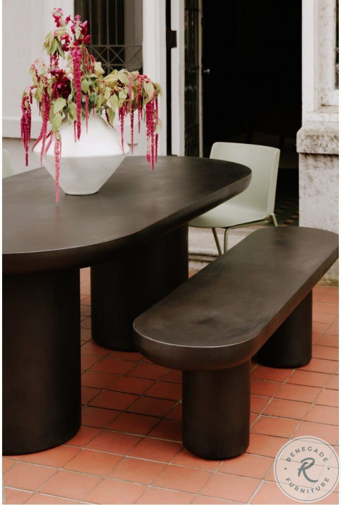 Rocca Black Dining Table From Moes Home | Coleman Furniture