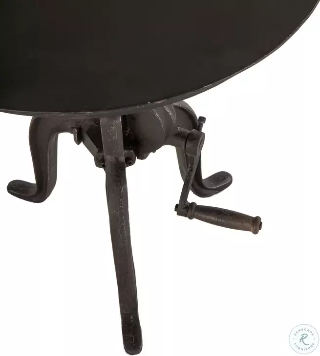 adjustable crank side table