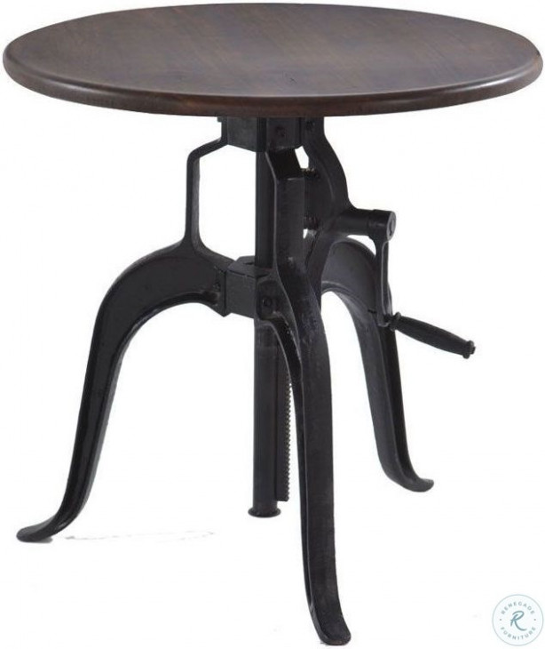 Artezia Acacia Small Adjustable Crank Side Table from Home Trends ...