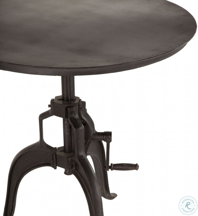 Artezia Black Large Adjustable Crank Side Table from Home Trends ...