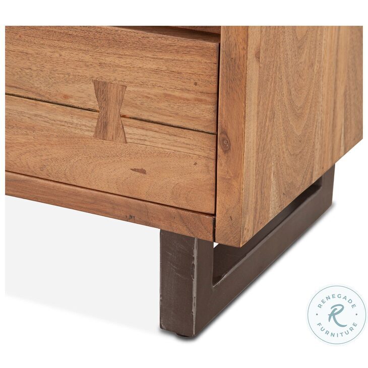 Glenwood Smoked acacia Night Chest From World Interiors | Coleman Furniture
