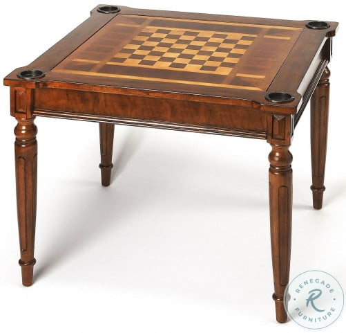 Vincent Antique Cherry Multi Game Card Table From Butler | Coleman ...