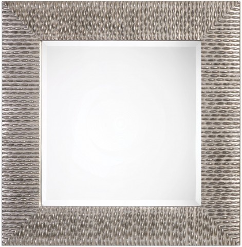 Cressida Distressed Silver Square Mirror from Uttermost | Coleman Furniture