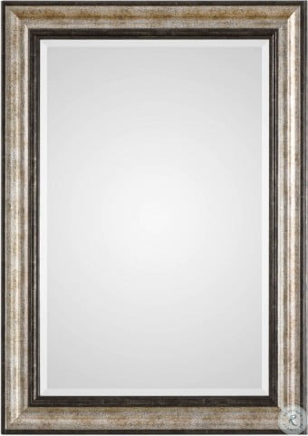 Shefford Antiqued Metallic Silver And Rustic Dark Bronze Mirror from ...