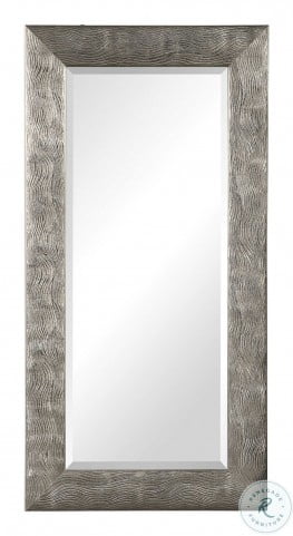 Maeona Metallic Silver Wall Mirror from Uttermost | Coleman Furniture
