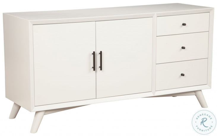 Flynn White Sideboard From Alpine | Coleman Furniture