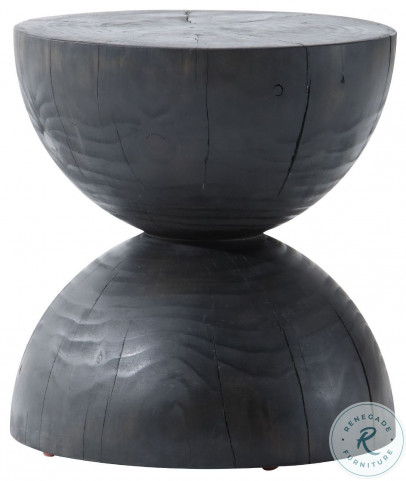 Aliza Black Pine End Table from Four Hands | Coleman Furniture