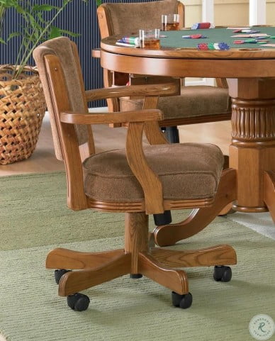 Mitchell Oak Game Chair from Coaster (100952) | Coleman Furniture