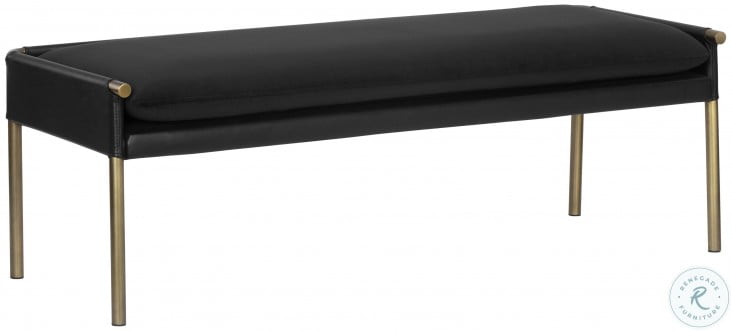 Ikon Abbington and Bravo Black Bellevue Bench From Sunpan | Coleman ...