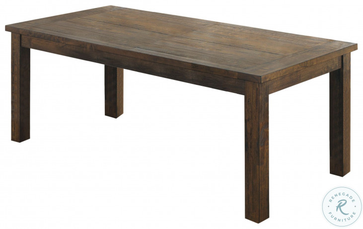 Coleman Rustic Golden Brown Rectangular Dining Table from Coaster ...