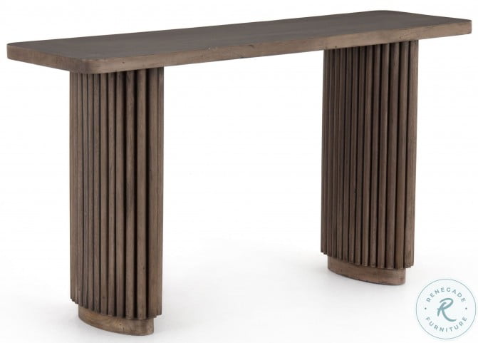 Harmon Reclaimed Ashen Brown Rutherford Console Table From Fourhands ...
