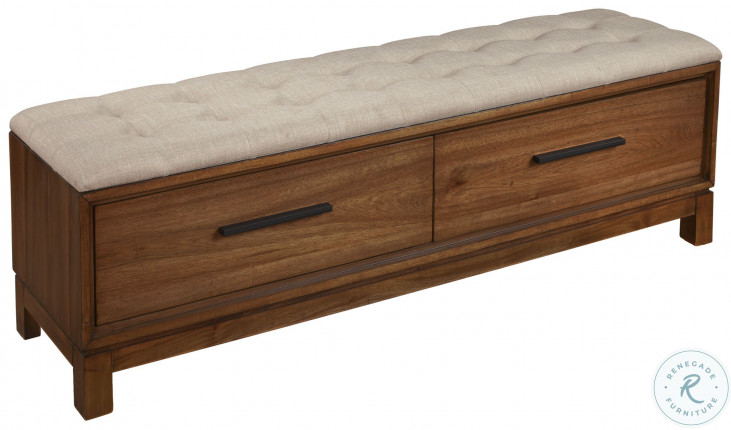 Nova Honey Maple Bench From Alpine | Coleman Furniture