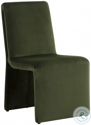 Cascata Moss Green Dining Chair From Sunpan | Coleman Furniture