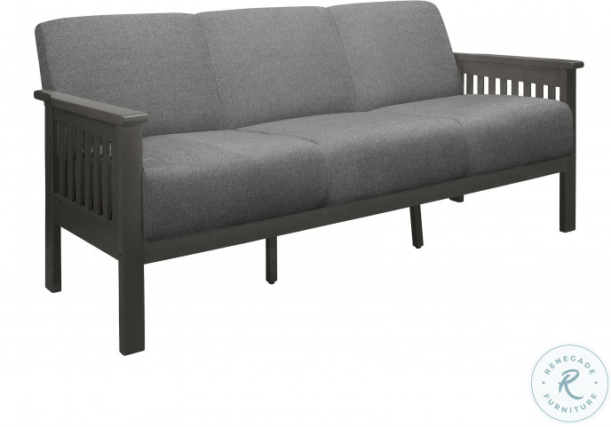 Lewiston Gray Sofa From Homelegance | Coleman Furniture