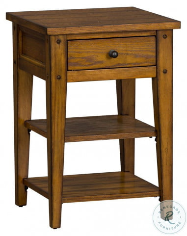 Lake House Chair Side Table from Liberty (110-OT1021) | Coleman Furniture