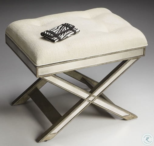 Loft Mirror Vanity Stool from Butler (1253146) | Coleman Furniture