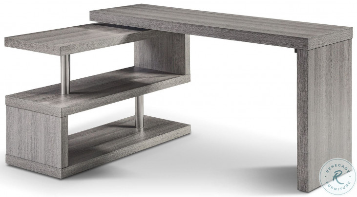 A33 Matte Grey Office Desk from JNM | Coleman Furniture