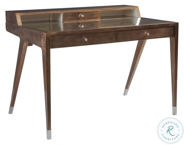 Credo Ivory Lacquer Desk from Artistica Home | Coleman Furniture