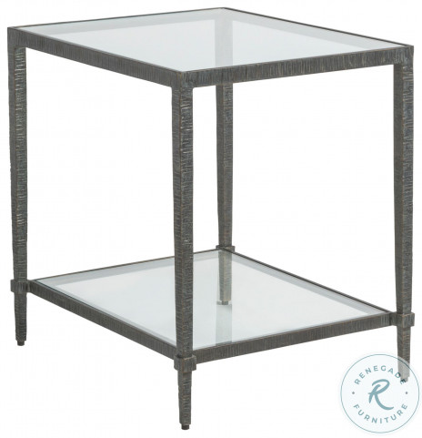 Metal Designs Black Claret Rectangular End Table from Artistica Home ...