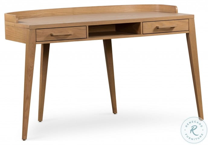 Belfast Burnished Oak Armstrong Desk From Fourhands | Coleman Furniture