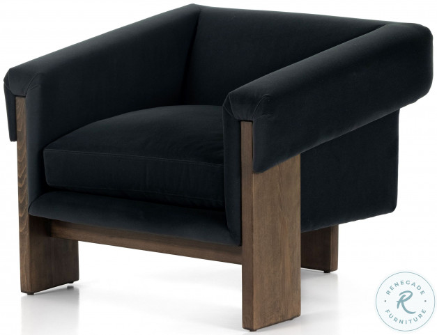 Cairo Modern Velvet Smoke Chair from Four Hands | Coleman Furniture