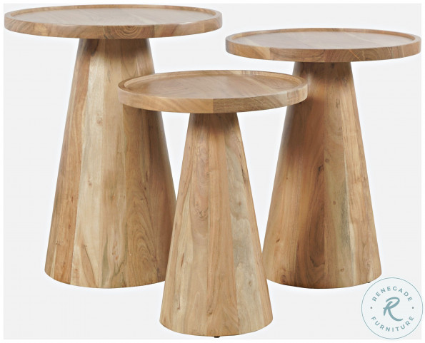 Knox Natural Bunching Tables From Jofran | Coleman Furniture