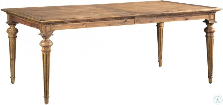Wellington Hall Brown Extendable Rectangular Dining Table from Hekman ...
