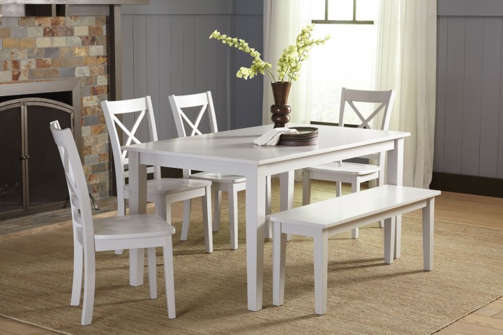 Simplicity Dove Rectangle Dining Room Set from Jofran | Coleman Furniture