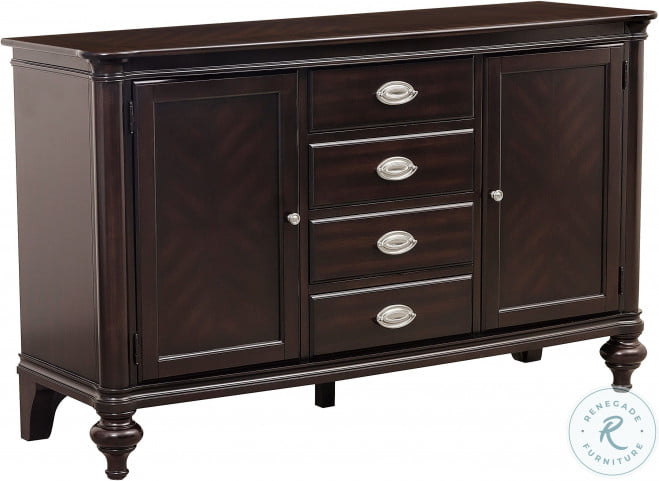 Marston Dark Cherry Buffet from Homelegance | Coleman Furniture