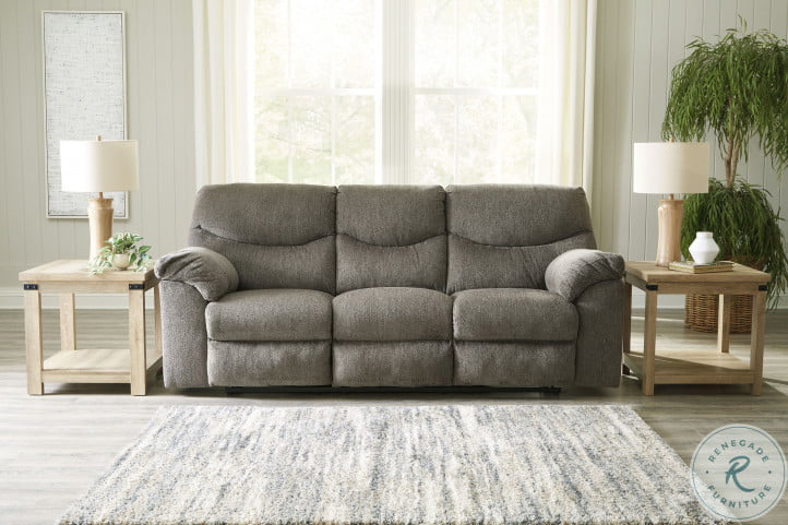 Alphons Putty Reclining Sofa From Ashley Furniture | Coleman Furniture