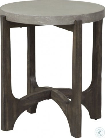 Cascade Wire Brush Rustic Brown End Table from Liberty | Furniture ETC ...