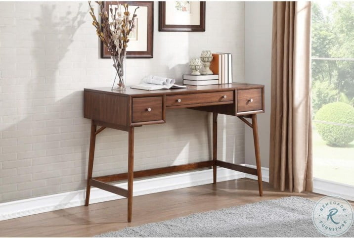 Frolic Brown Counter Height Writing Desk from Homelegance | Coleman ...