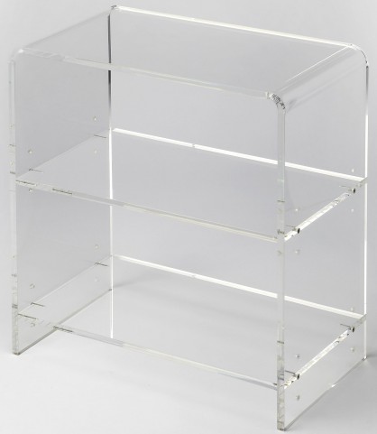 Crystal Clear Acrylic Bookcase from Butler | Coleman Furniture