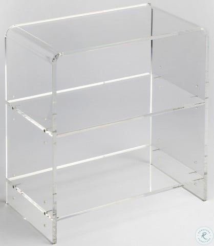 Crystal Clear Acrylic Bookcase from Butler | Coleman Furniture
