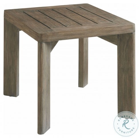 La Jolla Brown Outdoor 28" End Table From Tommy Bahama | Coleman Furniture