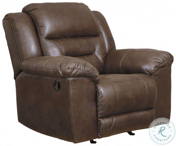 Stoneland Chocolate Recliner from Ashley | Coleman Furniture