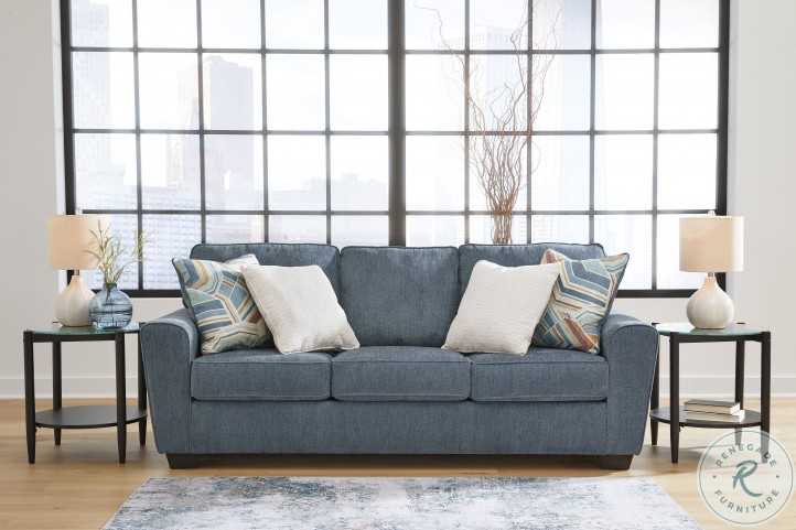Cashton Blue Sofa From Ashley Furniture | Coleman Furniture