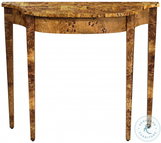 Chester Traditional Burl Console Table From Butler | Coleman Furniture