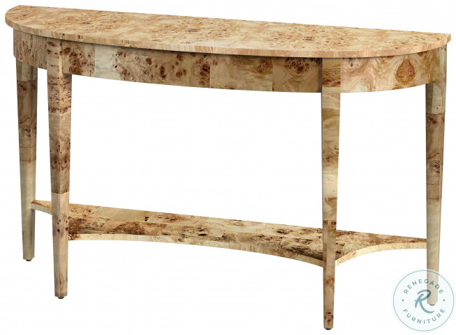 Astor Light Burl Console Table From Butler | Coleman Furniture