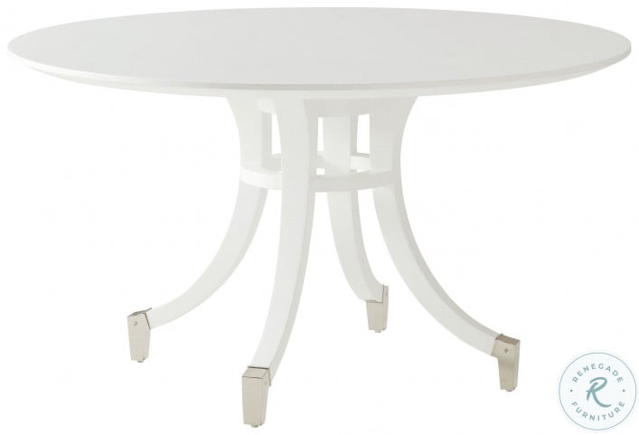 Avondale White Lombard Round Dining Table from Lexington | Coleman ...