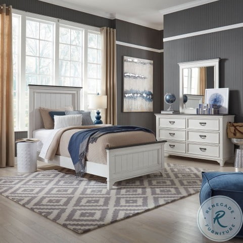 Allyson Park Wirebrushed White 11 Drawer Chesser From Liberty Furniture ...