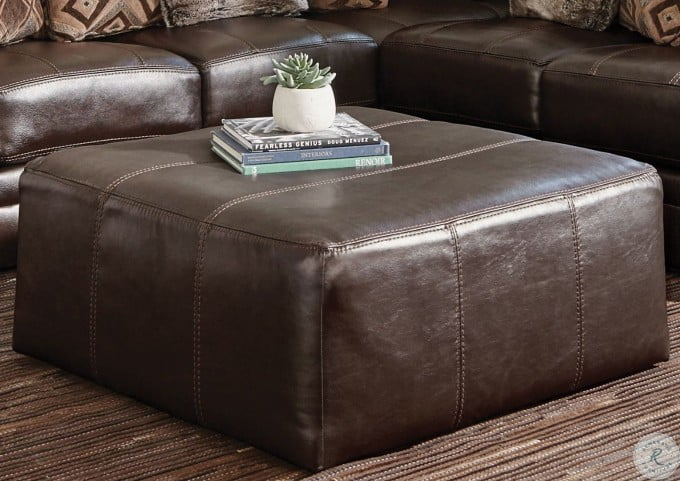 Denali Chocolate Cocktail Ottoman from Jackson | Coleman Furniture