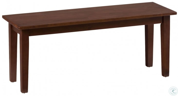 Simplicity Caramel Bench from Jofran | Coleman Furniture