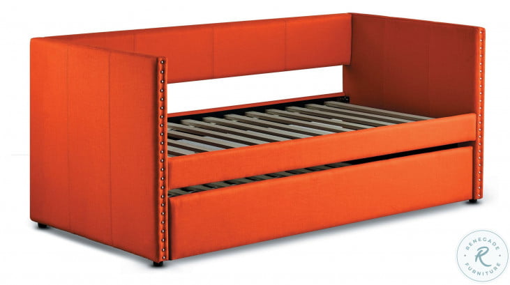 Therese Orange Twin Daybed With Trundle from Homelegance | Coleman ...