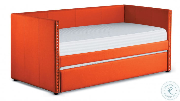 Therese Orange Twin Daybed With Trundle from Homelegance | Coleman ...