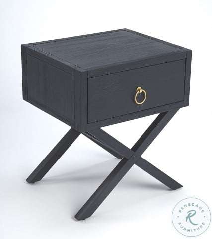 Lark Navy Blue Small End Table from Butler | Coleman Furniture